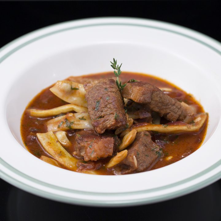 Lamb Stew with Yellow Beans