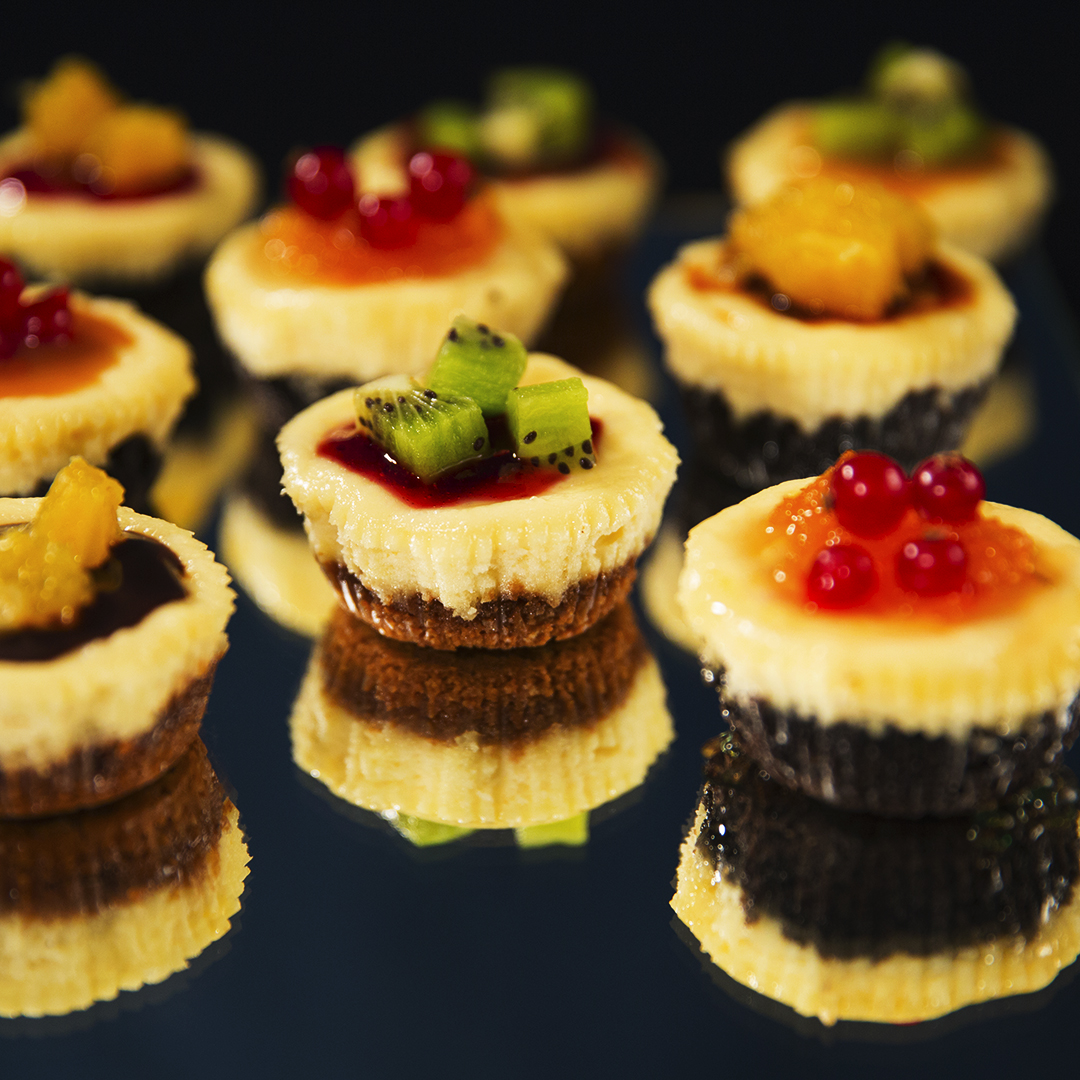 Jam-Topped Mini Cheesecakes