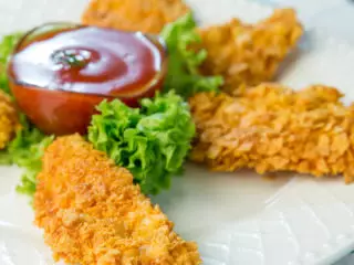 Cornflake-Crusted Chicken Strips | So Delicious