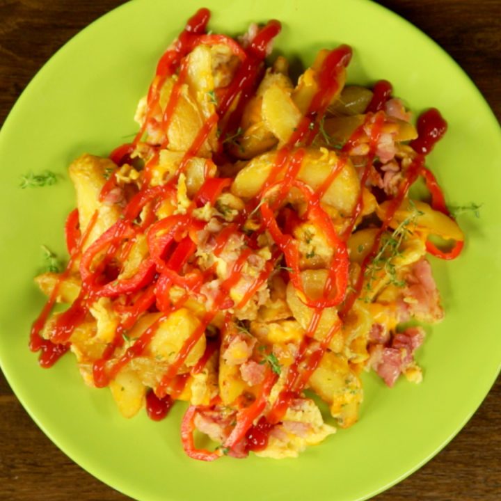 Wedges and Scrambled Eggs – So Delicious