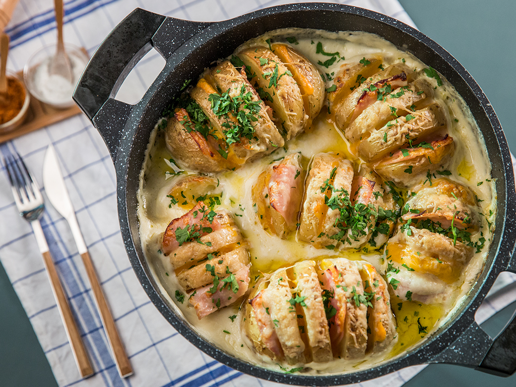 Hasselback Potatoes