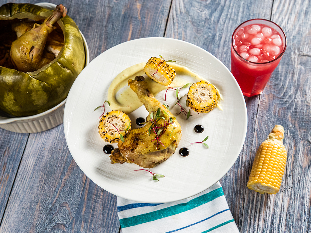 Chicken in a Watermelon
