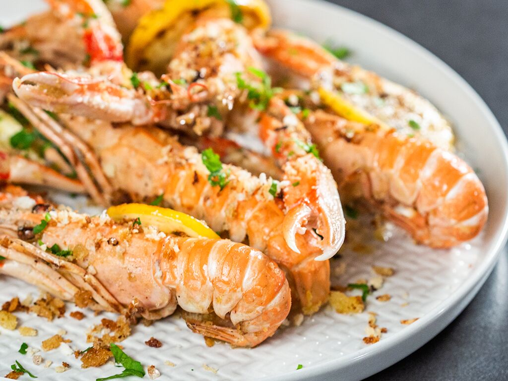 Langoustines in White Wine