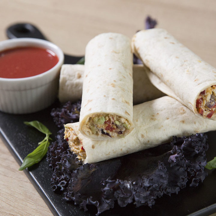 Avocado Chicken Tortilla Wraps – So Delicious